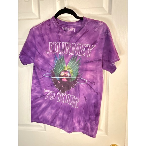 Journey | Shirts | Journey 979 Tour Tie Dye T Shirt Purple Rock Band ...